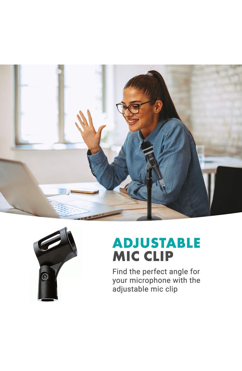 MOVO TMC-3 Adjustable Tabletop Mic Stand with Mic Clip | Nordstrom