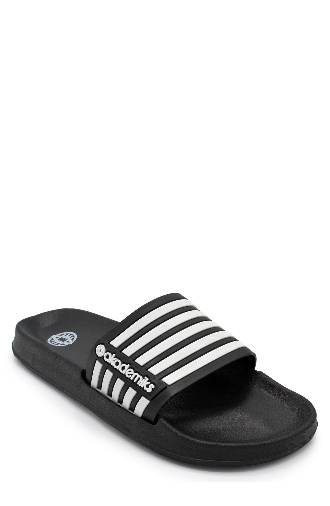 AKADEMIKS Stripe Slide Sandal (Men) | Nordstromrack