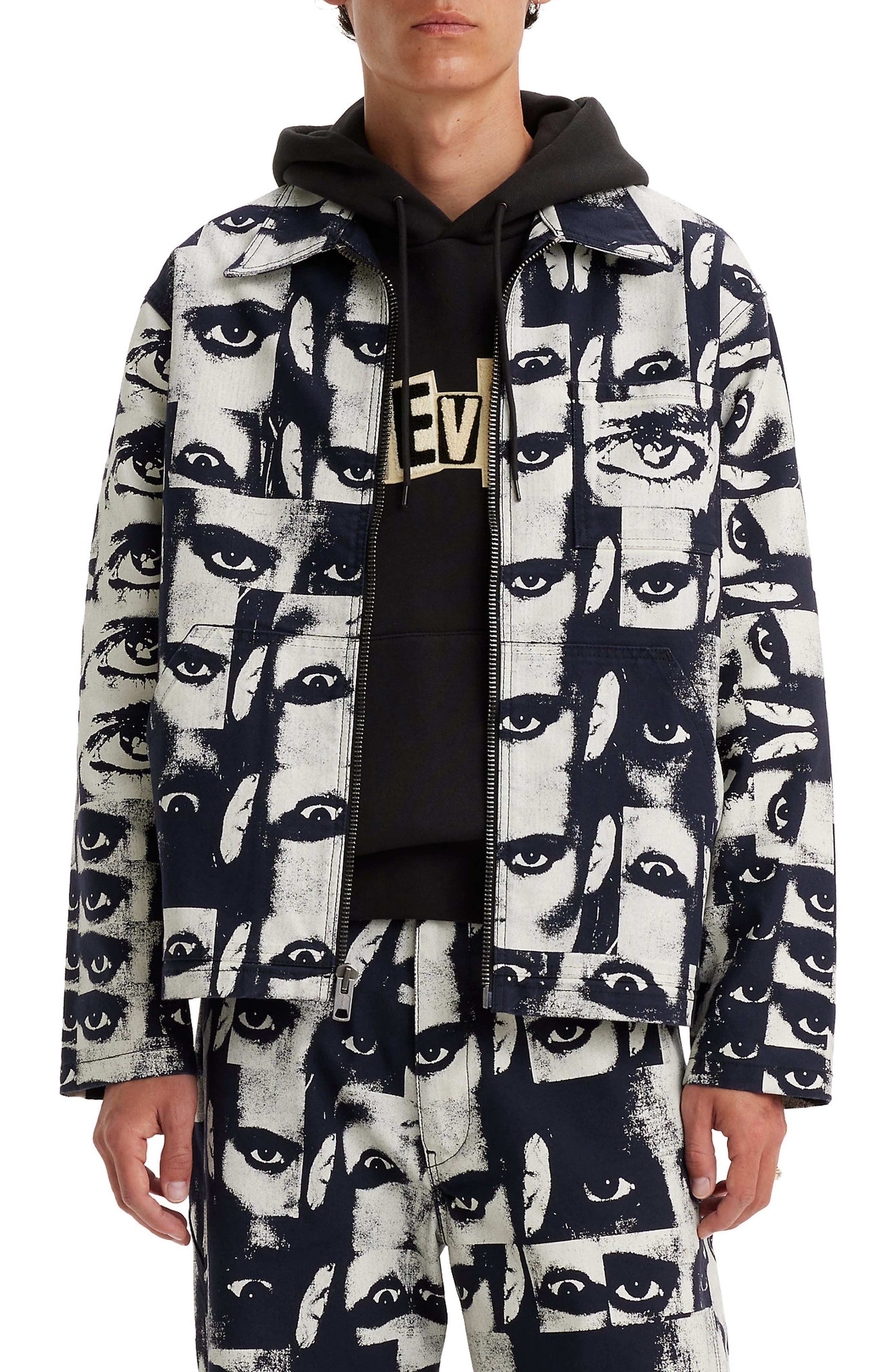 Levi's® x Roemello Ugale Skater Art Print Garage Jacket | Nordstrom
