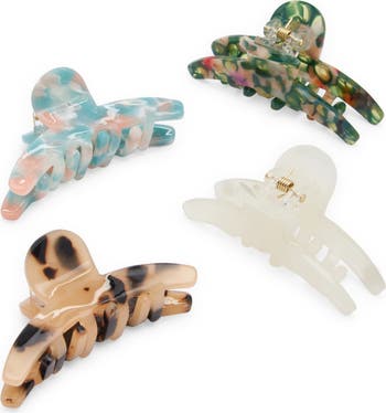Tasha Assorted 4-Pack Mini Jaw Hair Clips | Nordstrom