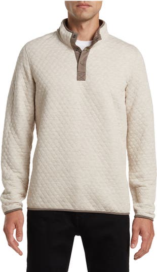 Marine Layer Corbet Quilt Jacquard Reversible Pullover | Nordstrom