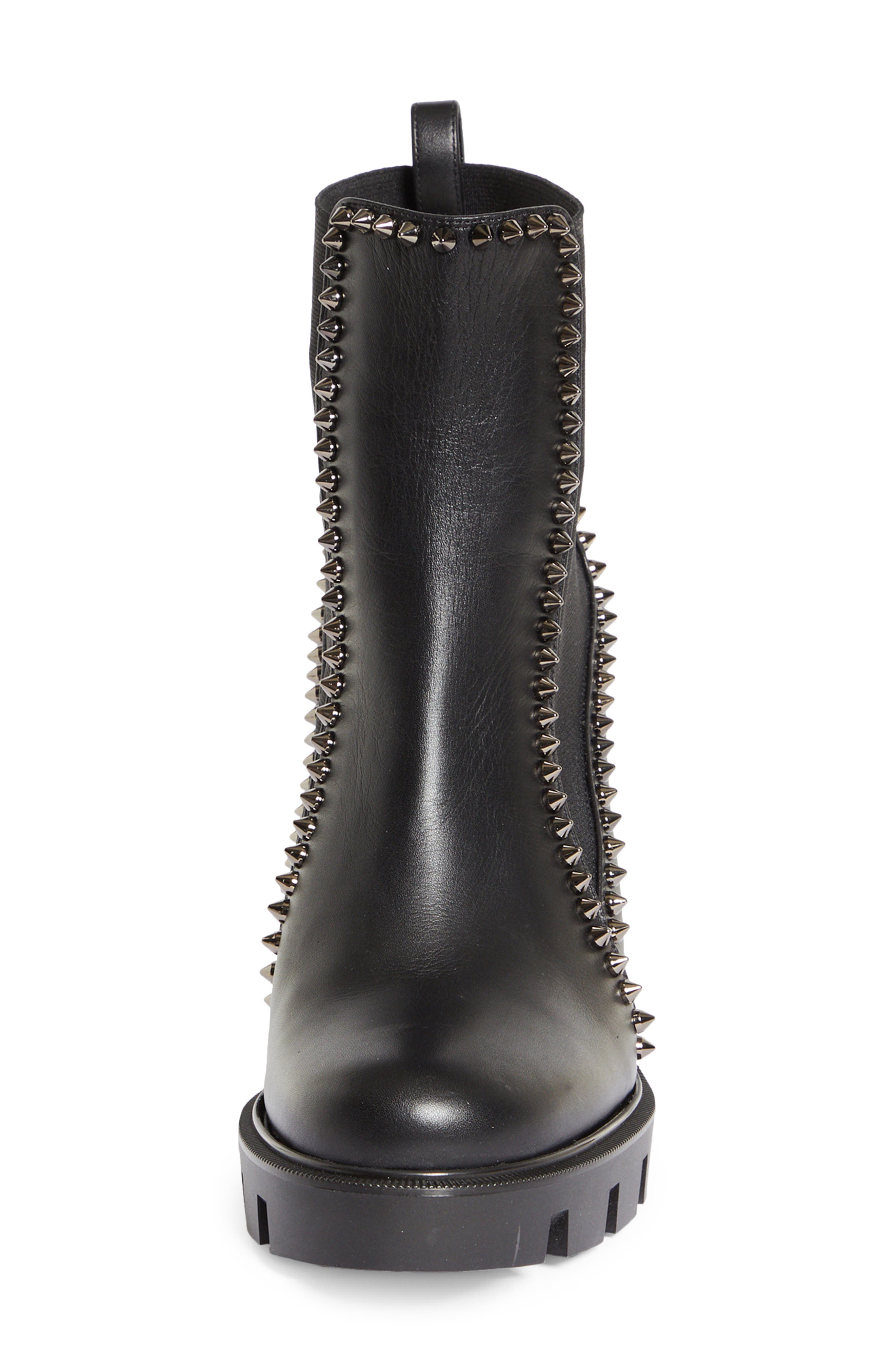 Christian Louboutin Spike Chelsea Platform Bootie (Women) | Nordstrom