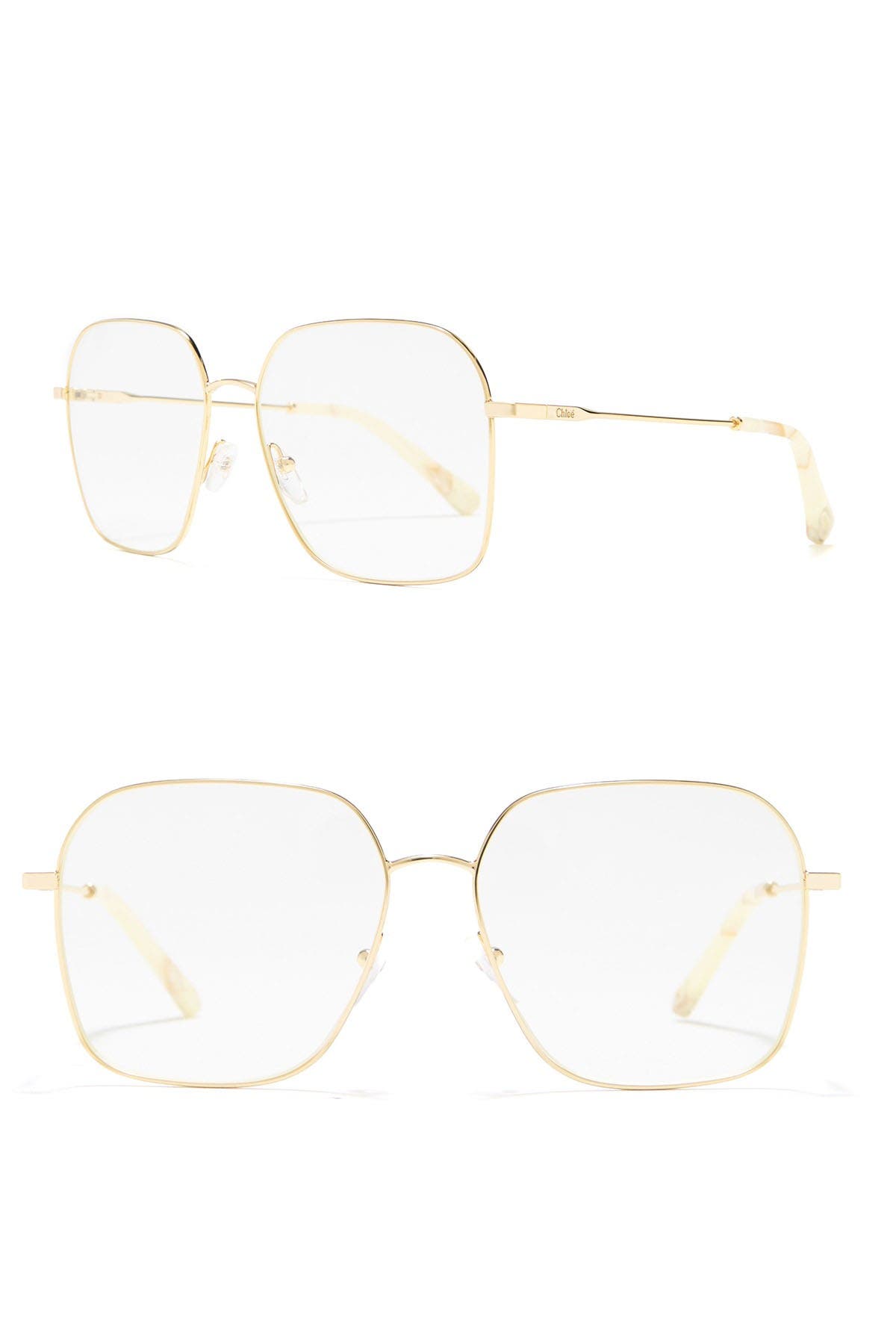 Chloé 59mm Full Rim Rectangle Optical Frames | Nordstromrack