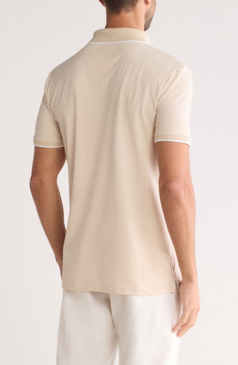 DENIM AND FLOWER Tipped Polo | Nordstromrack