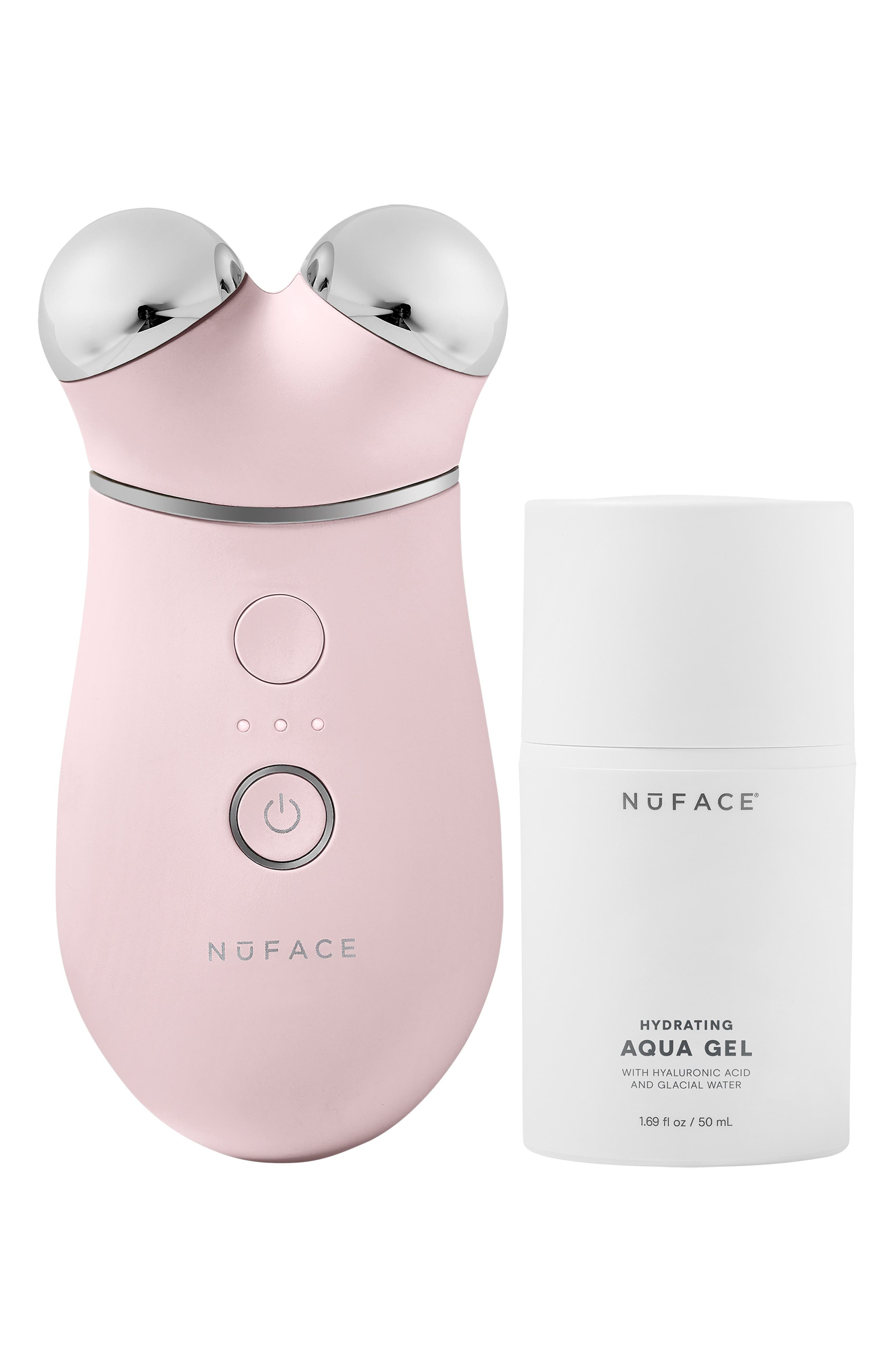 NuFACE® Trinity Smart Advanced Facial Toner Device Set - Sandy Rose ...