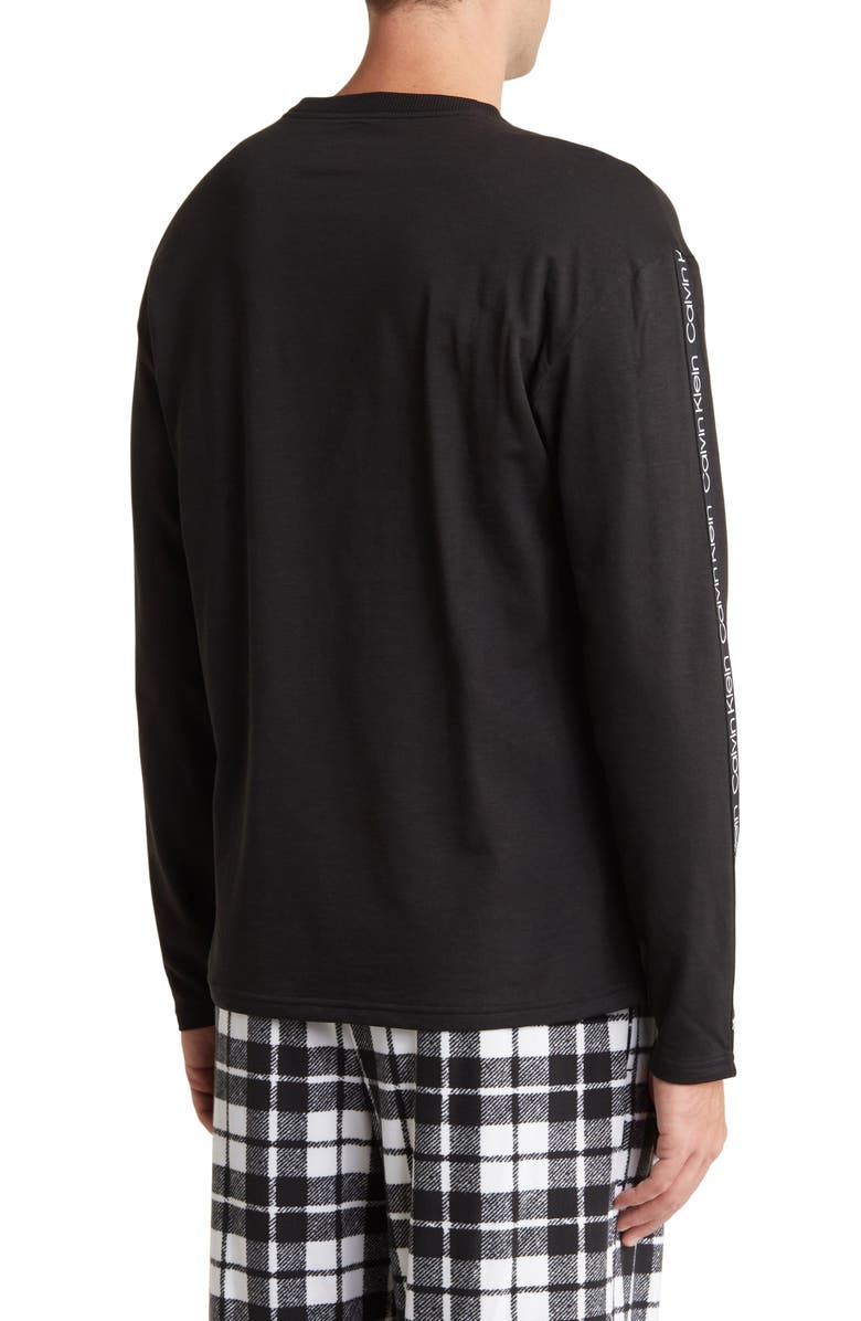 Calvin Klein Logo Print Long Sleeve Pajama T-Shirt | Nordstromrack