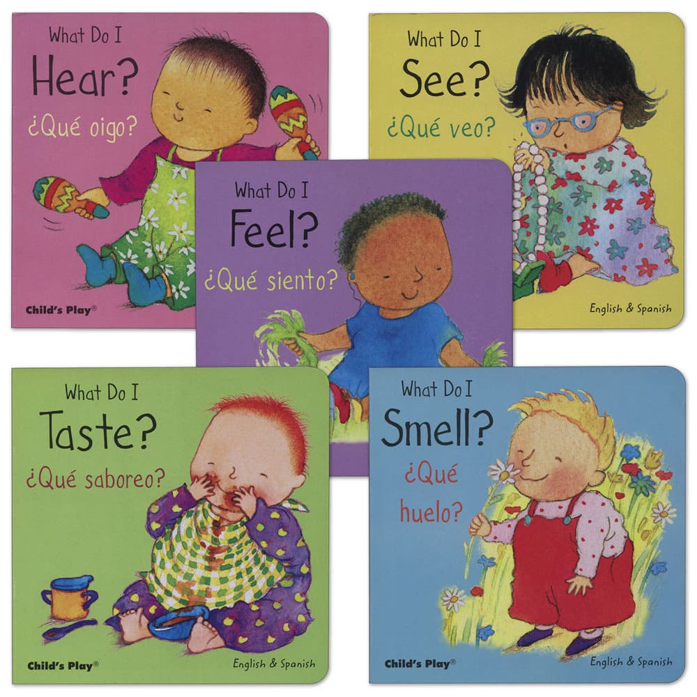 Kaplan Early Learning My Five Senses Bilingual Board Books - Set of 5 ...