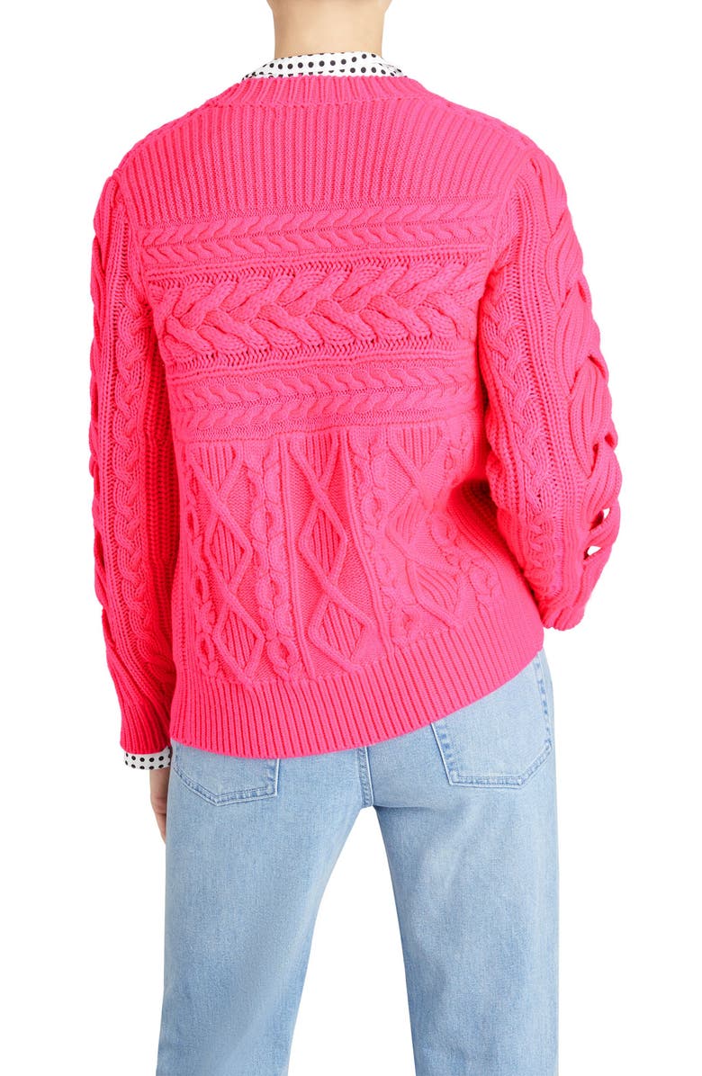 Burberry Tolman Aran Knit Sweater | Nordstrom