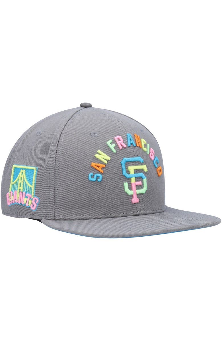 PRO STANDARD Men's Pro Standard Gray San Francisco Giants Washed Neon ...