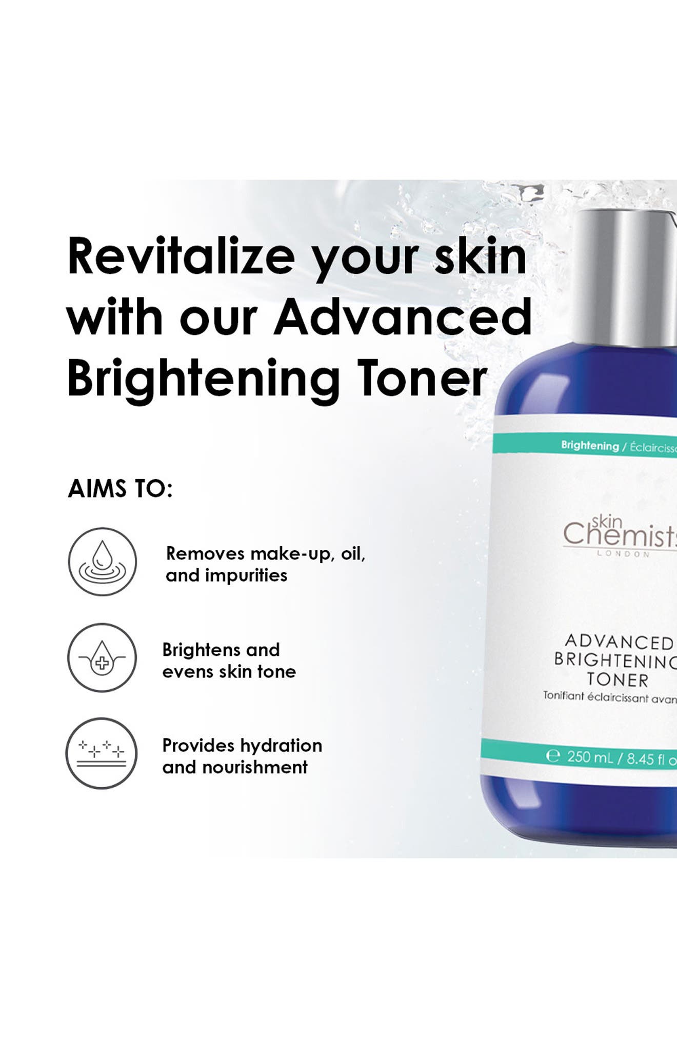 SKINCHEMISTS Advanced Brightening Toner | Nordstromrack