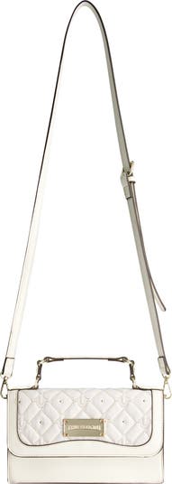 USPA ACCESSORIES Studded Denim Flap Bag | Nordstromrack