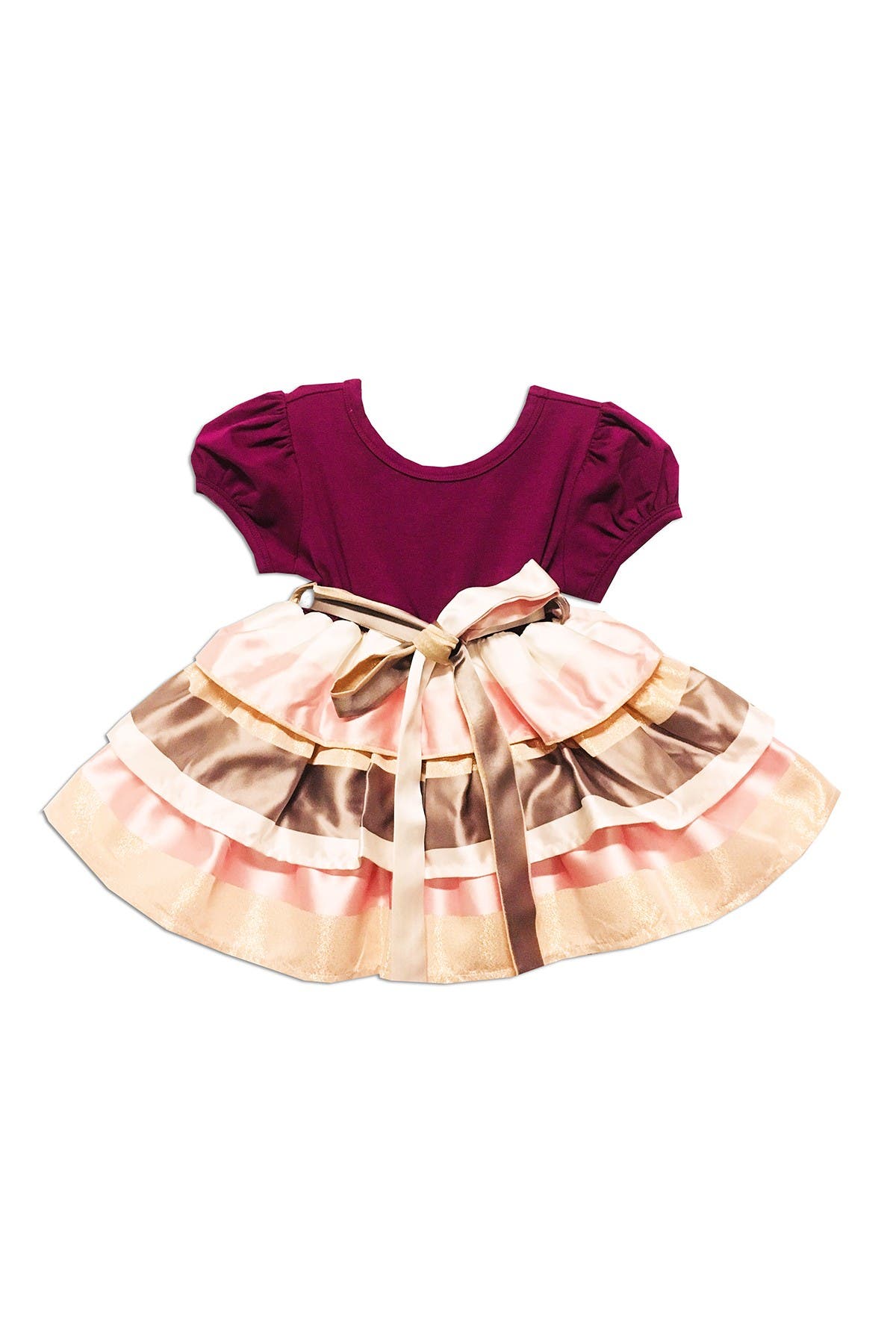Blush & Gold Striped Dress (Women) | Nordstromrack