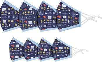 Andy & Evan Assorted 8-Pack Family Face Masks | Nordstrom