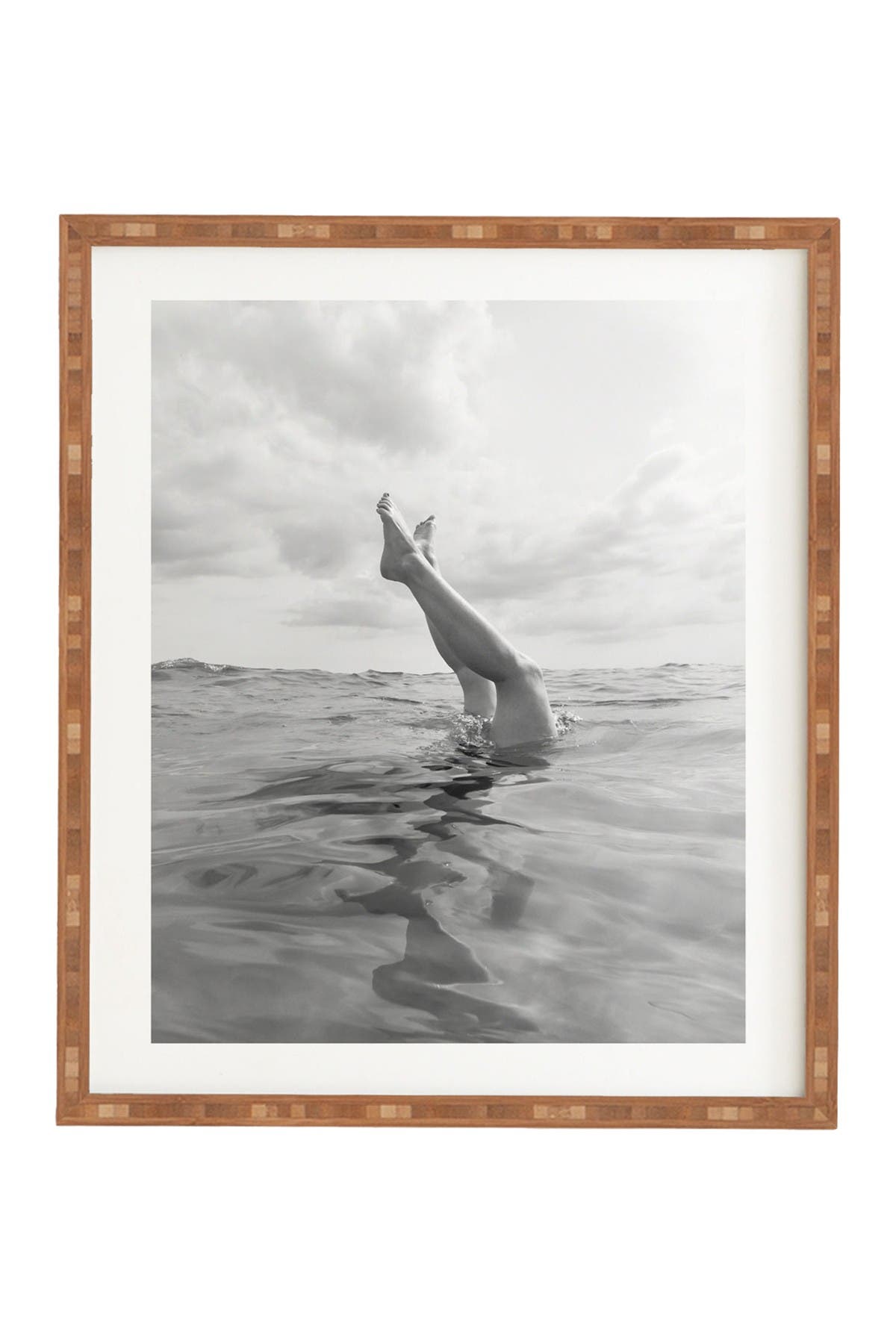 Deny Designs Bethany Young Photography Ocean Dive Bamboo Framed Wall ...