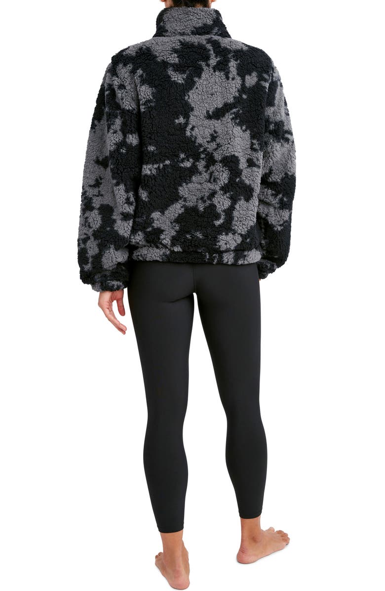 SAGE COLLECTIVE Jet Setter Printed Teddy Faux Shearling Jacket ...