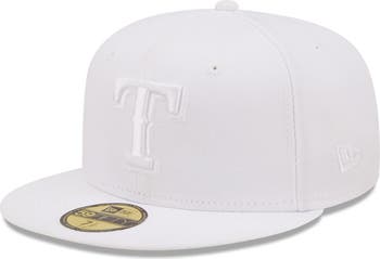 New Era Men's New Era Texas Rangers White on White 59FIFTY Fitted Hat ...