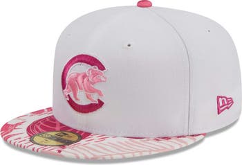 New Era Men's New Era White/Pink Chicago Cubs Flamingo 59FIFTY Fitted ...