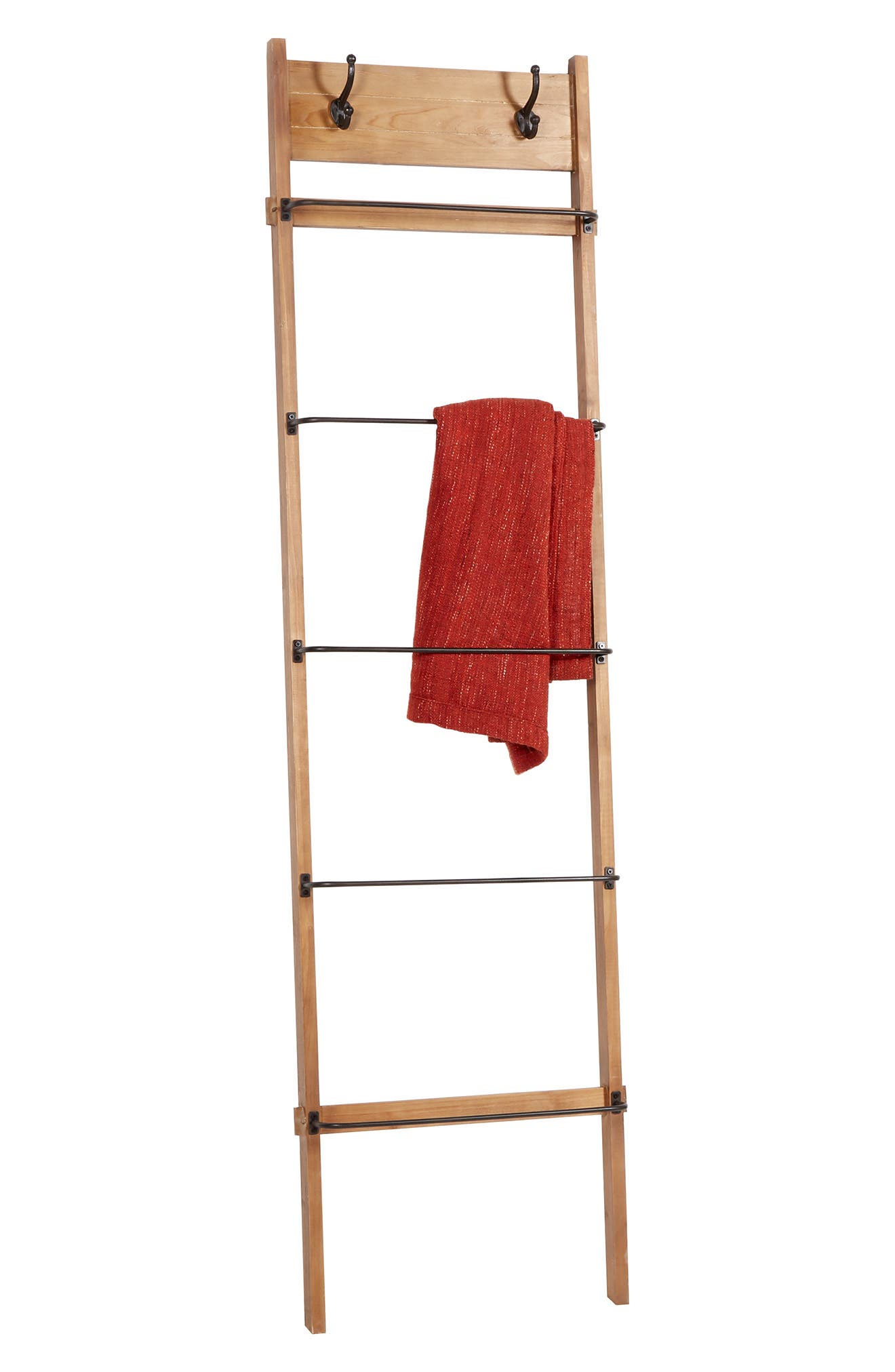 GINGER BIRCH STUDIO Brown Wood 5-Rack Ladder | Nordstromrack