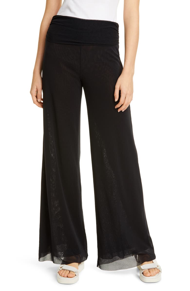 Fuzzi Mesh Wide Leg Pants | Nordstrom