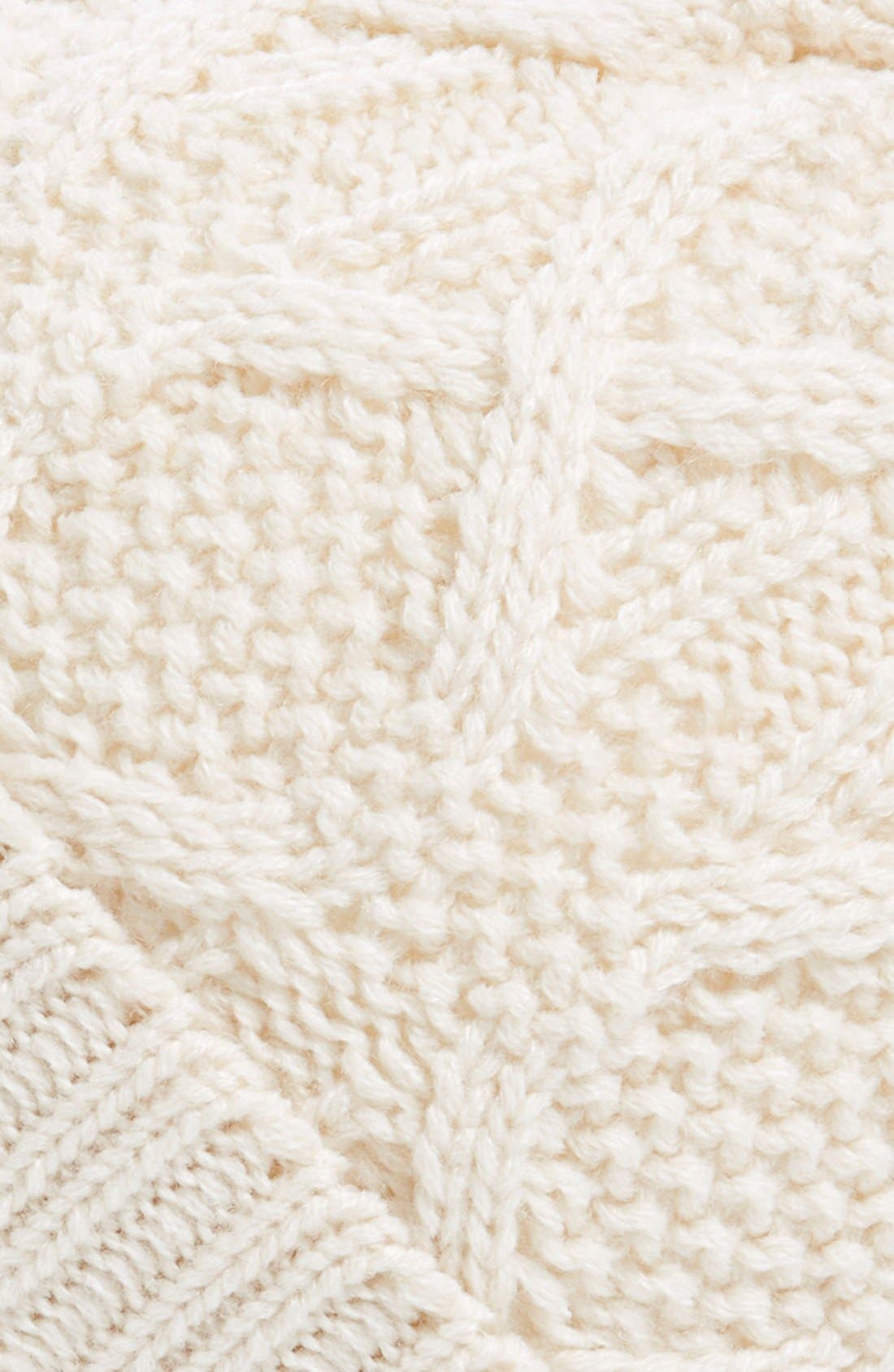 Topman 'Ecru' Cable Knit Beanie | Nordstrom