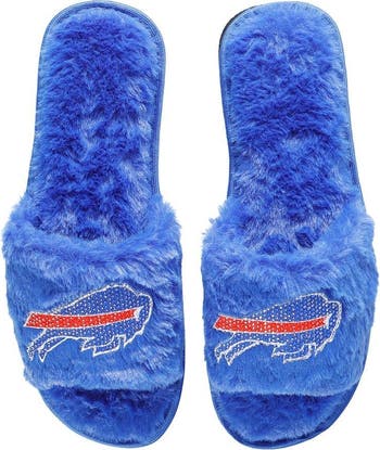 FOCO Women's FOCO Royal Buffalo Bills Rhinestone Fuzzy Slippers | Nordstrom