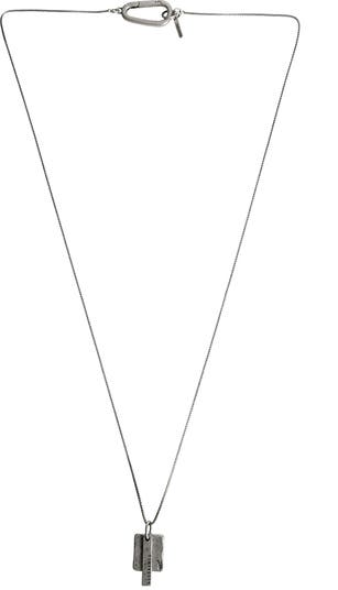 AllSaints Tag Double Pendant Necklace | Nordstrom