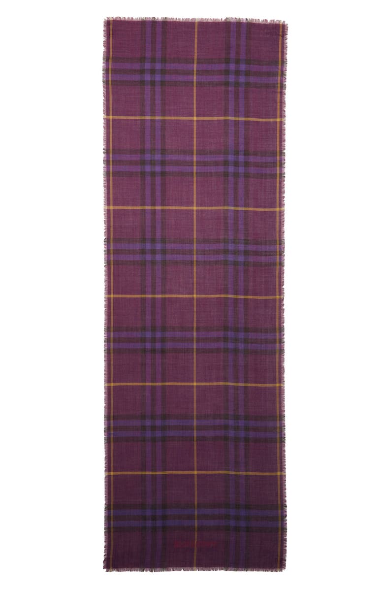 Burberry Check Wool & Silk Scarf | Nordstromrack