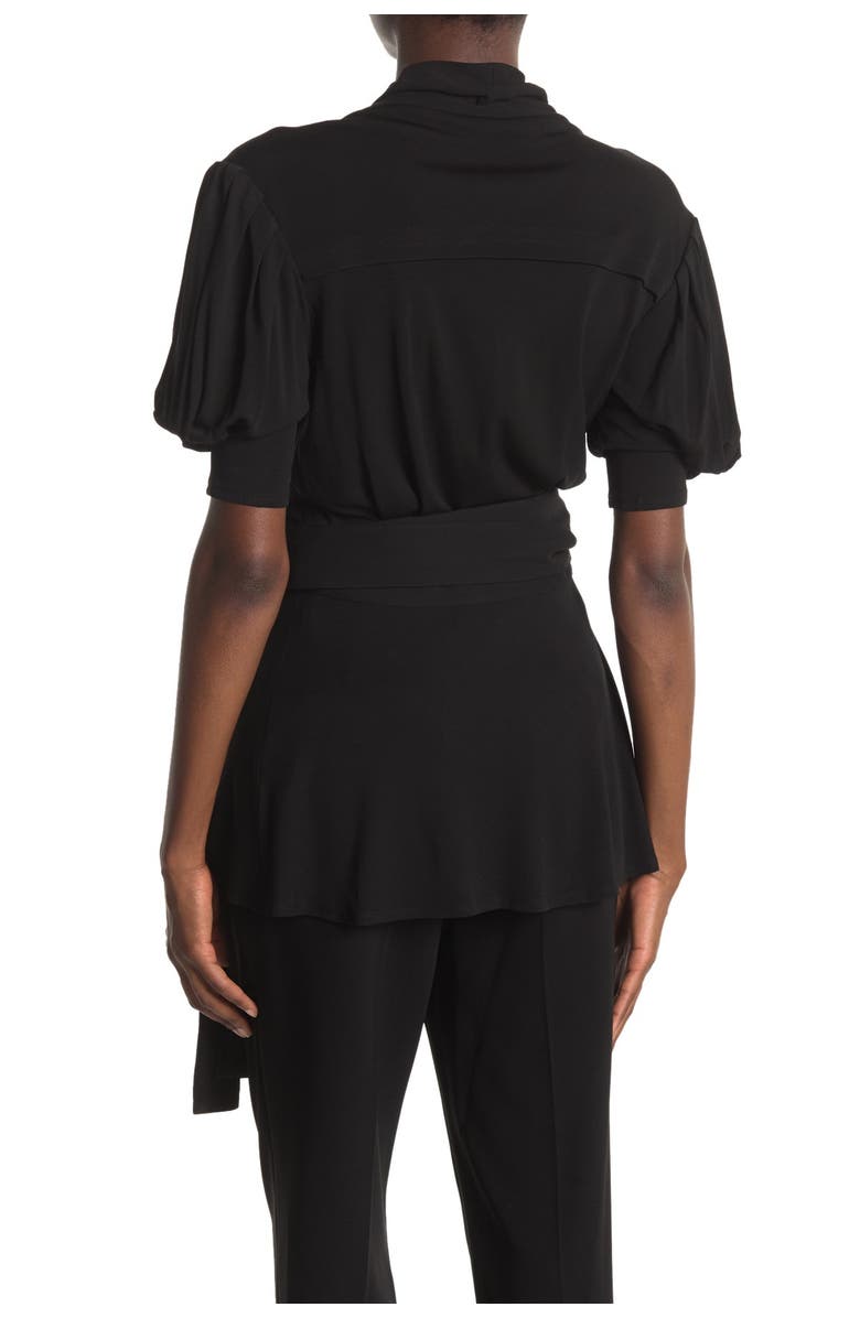 Proenza Schouler Matte Jersey Pleated Wrap Mini Dress | Nordstromrack