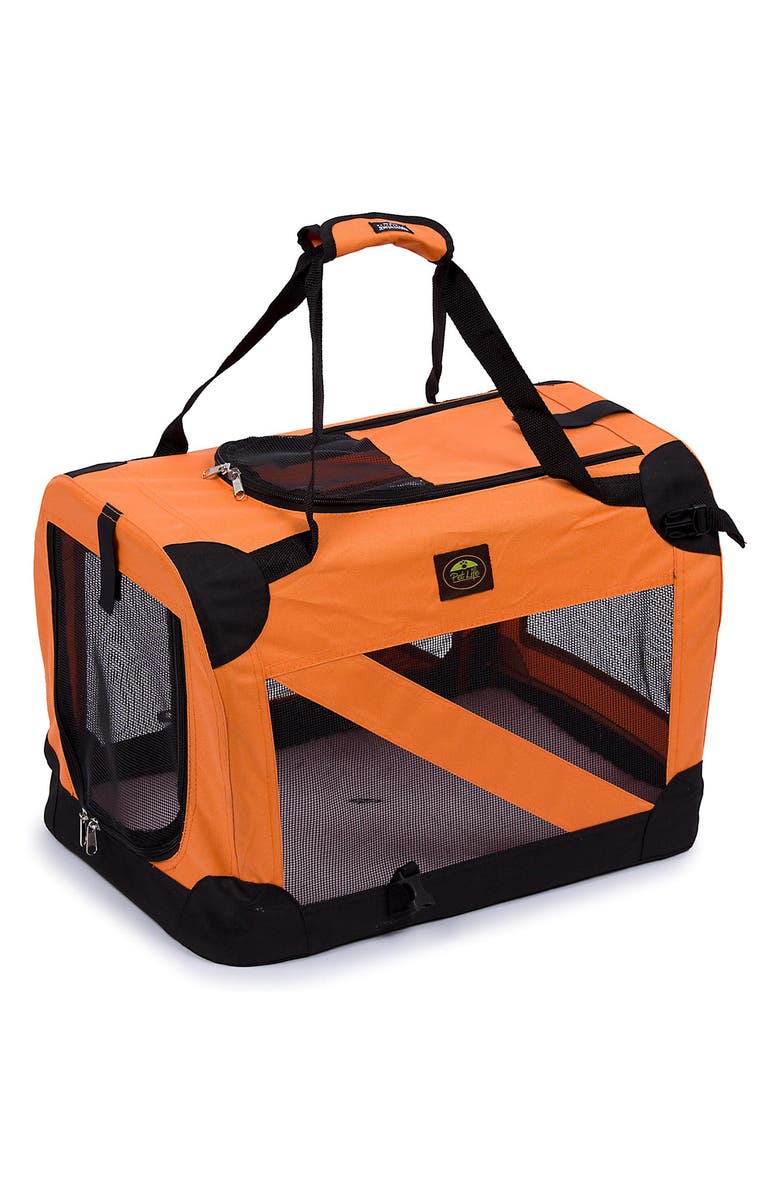 PET LIFE Folding Zippered 360 Vista View Dog Carrier - Medium ...