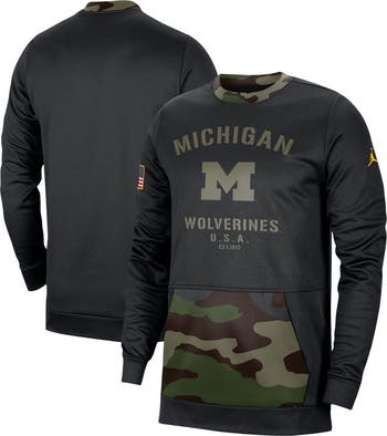 Jordan Brand Men's Jordan Brand Black/Camo Michigan Wolverines Military ...