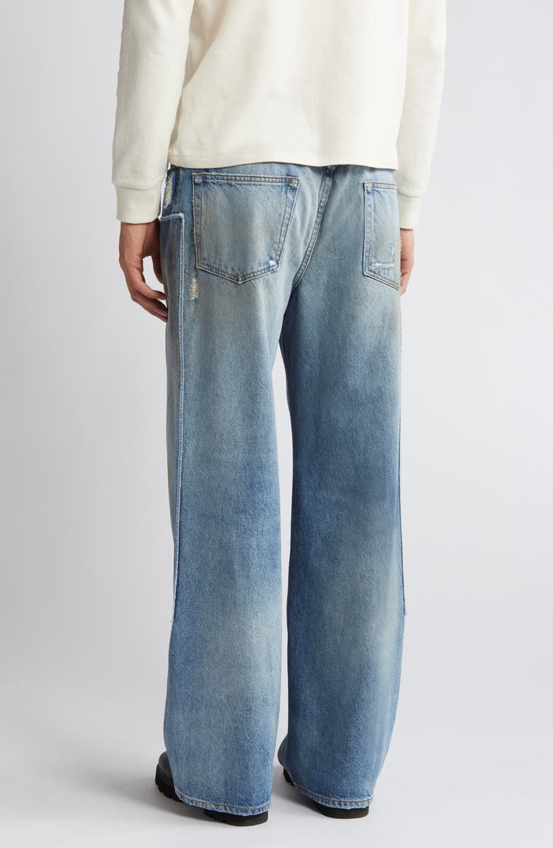 FRAME Patched Wide Leg Jeans | Nordstromrack