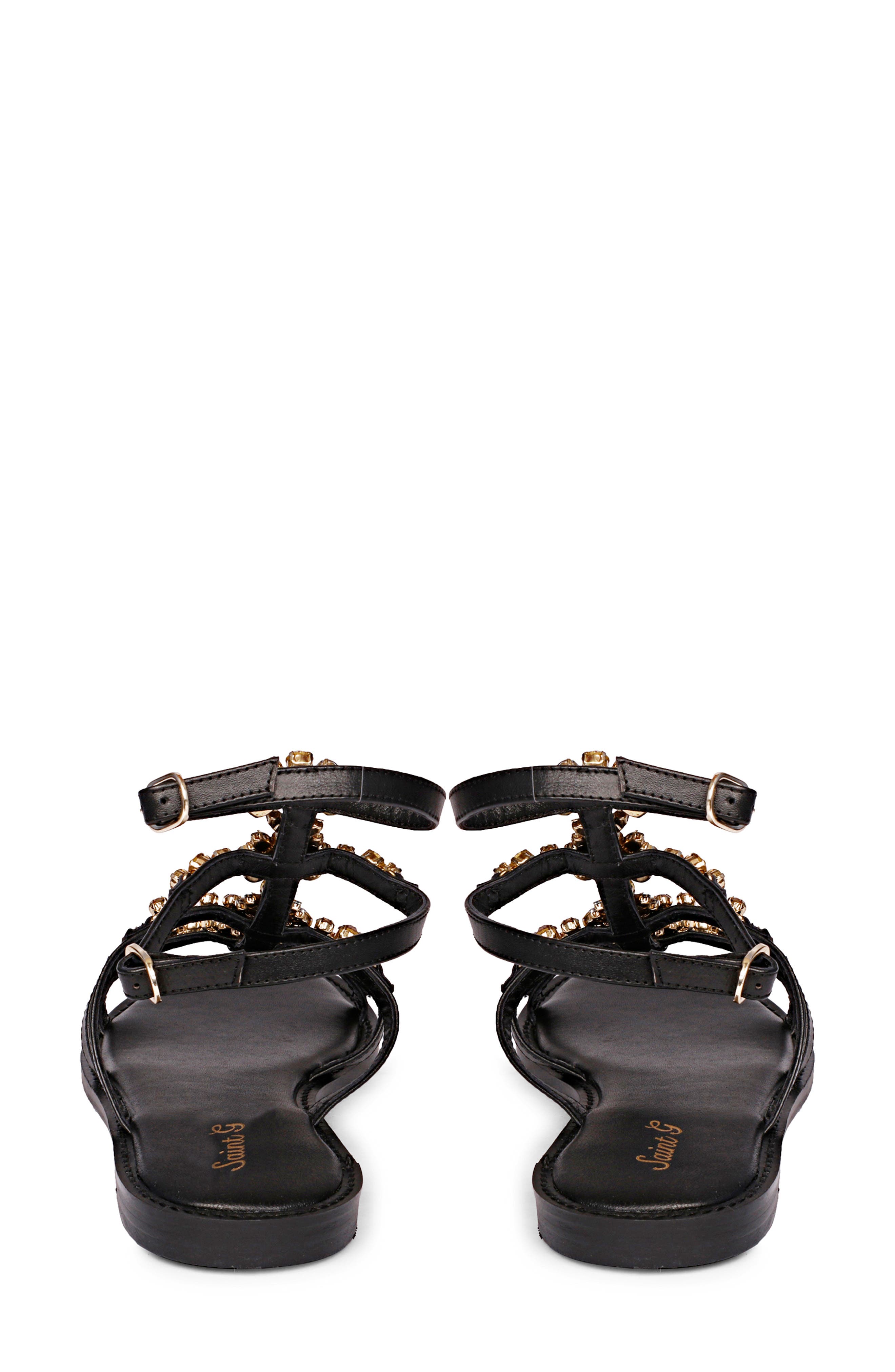 SAINT G Sienna Crystal Gladiator Sandal (Women) | Nordstromrack