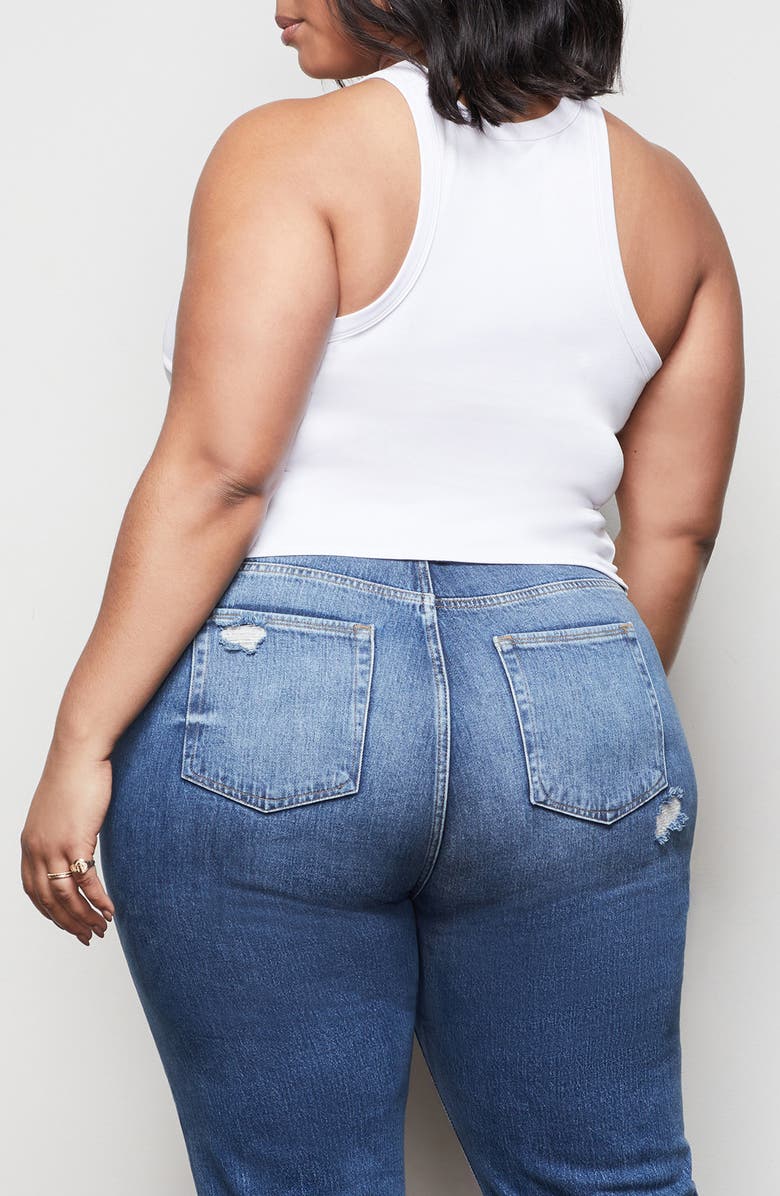 Good American Micro Rib Tank Top | Nordstromrack