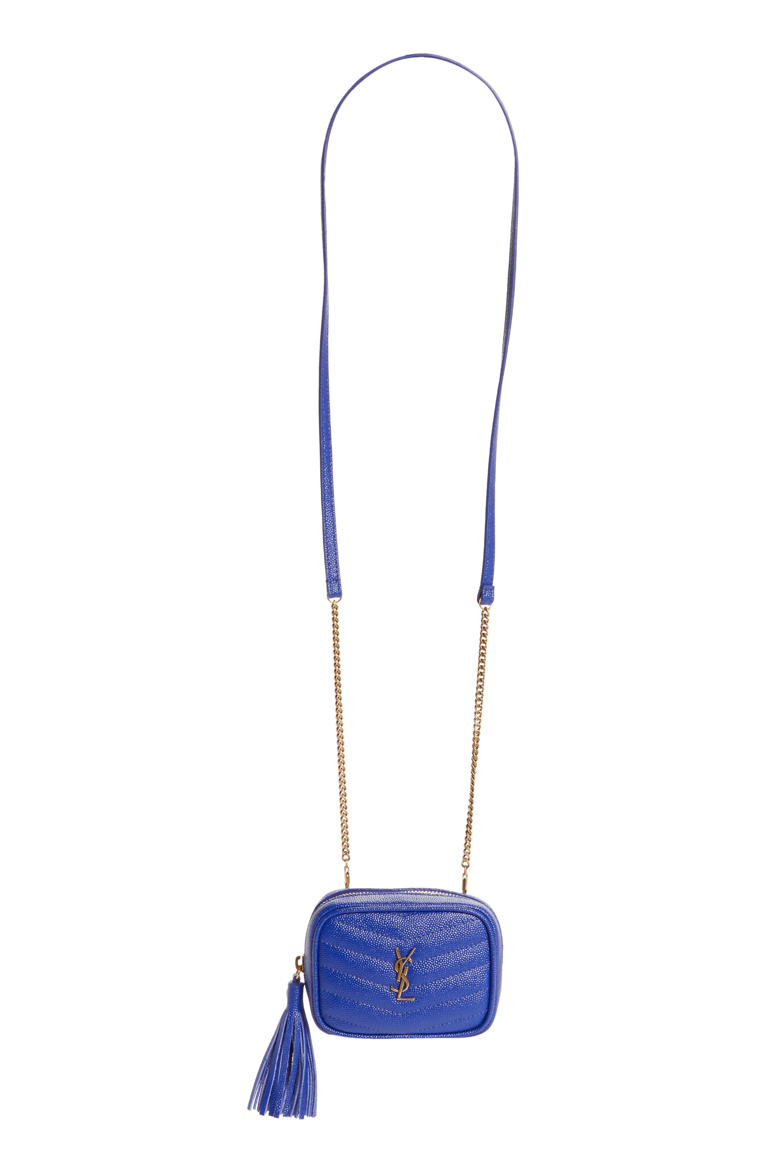 Saint Laurent Baby Lou Quilted Leather Micro Crossbody Bag | Nordstrom