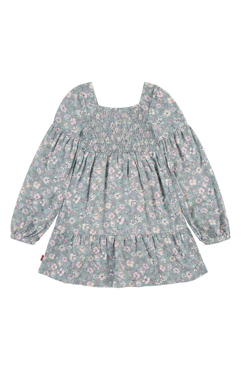 Levi's® Kids' Floral Smocked Long Sleeve Dress | Nordstromrack
