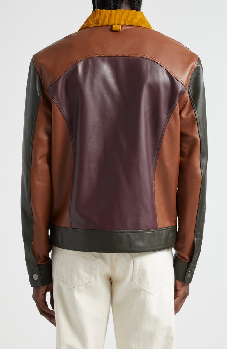 Nicholas Daley Rebel Paneled Leather Jacket | Nordstrom