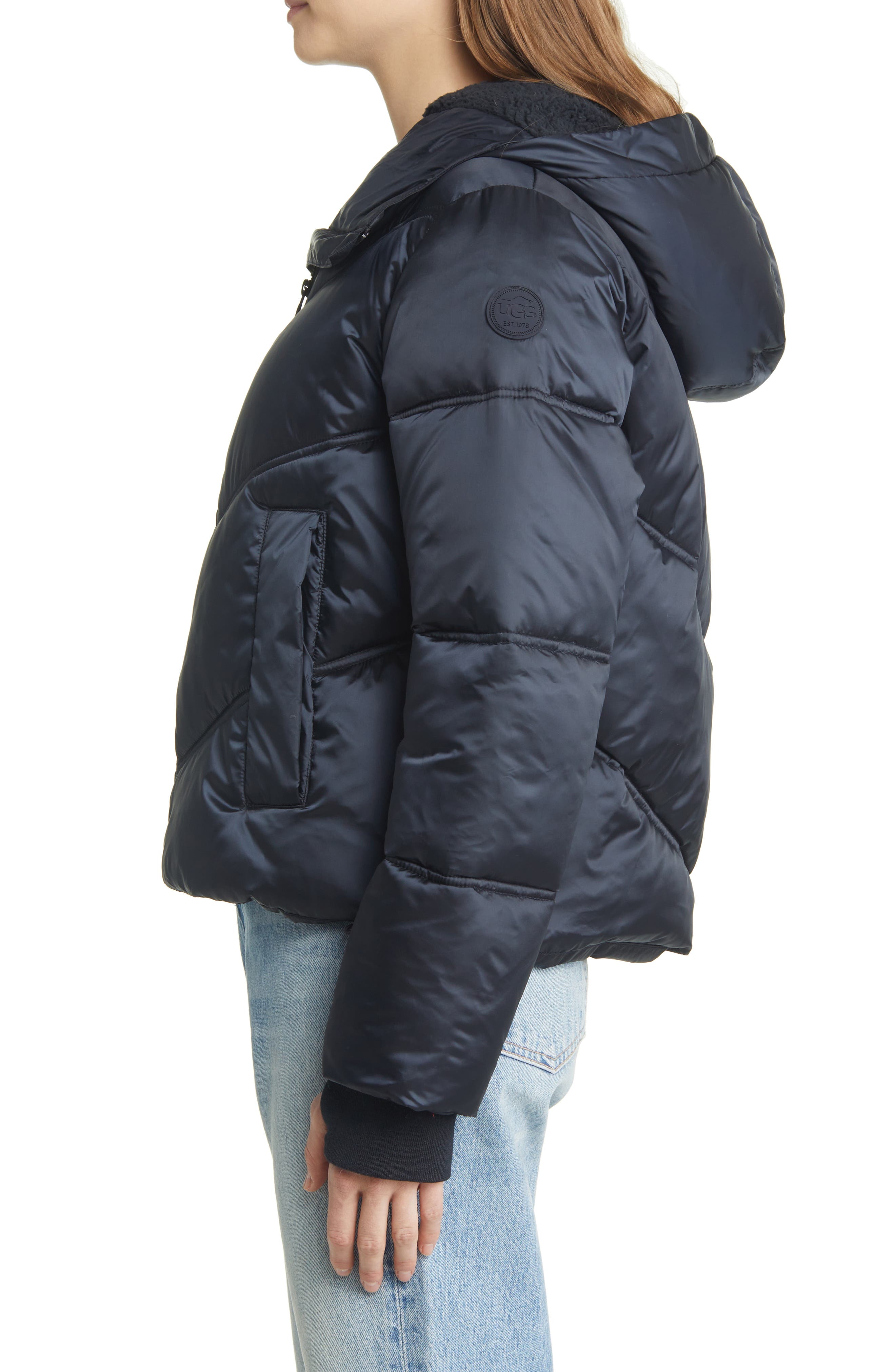 UGG® Ronney Water Resistant Crop Puffer Jacket | Nordstrom
