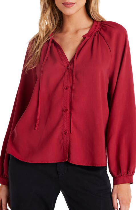 Women's Red Button Up Tops | Nordstrom