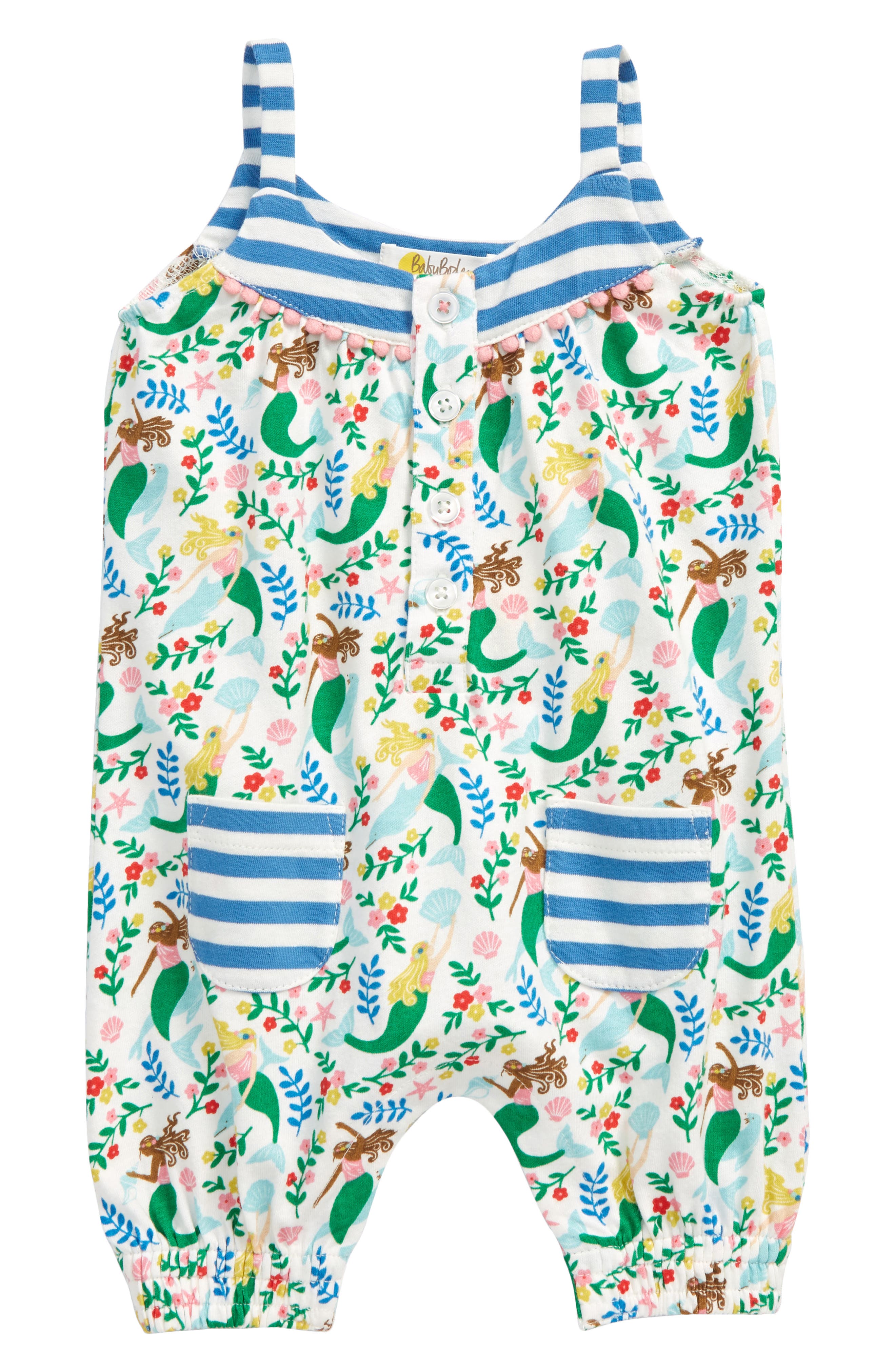 Mini Boden Hotchpotch Print Romper | Nordstrom