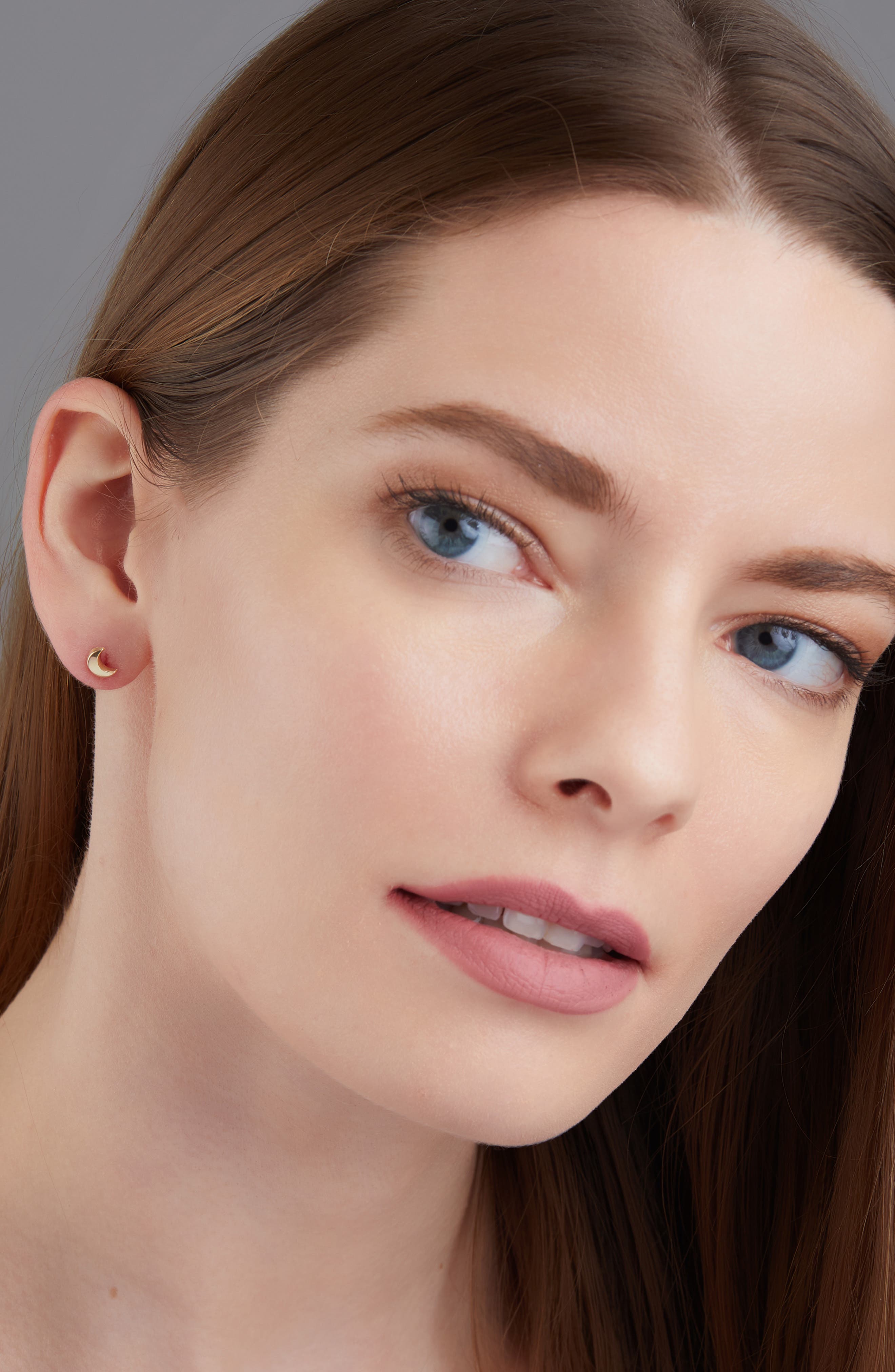 Bony Levy Half Moon Stud Earrings | Nordstrom