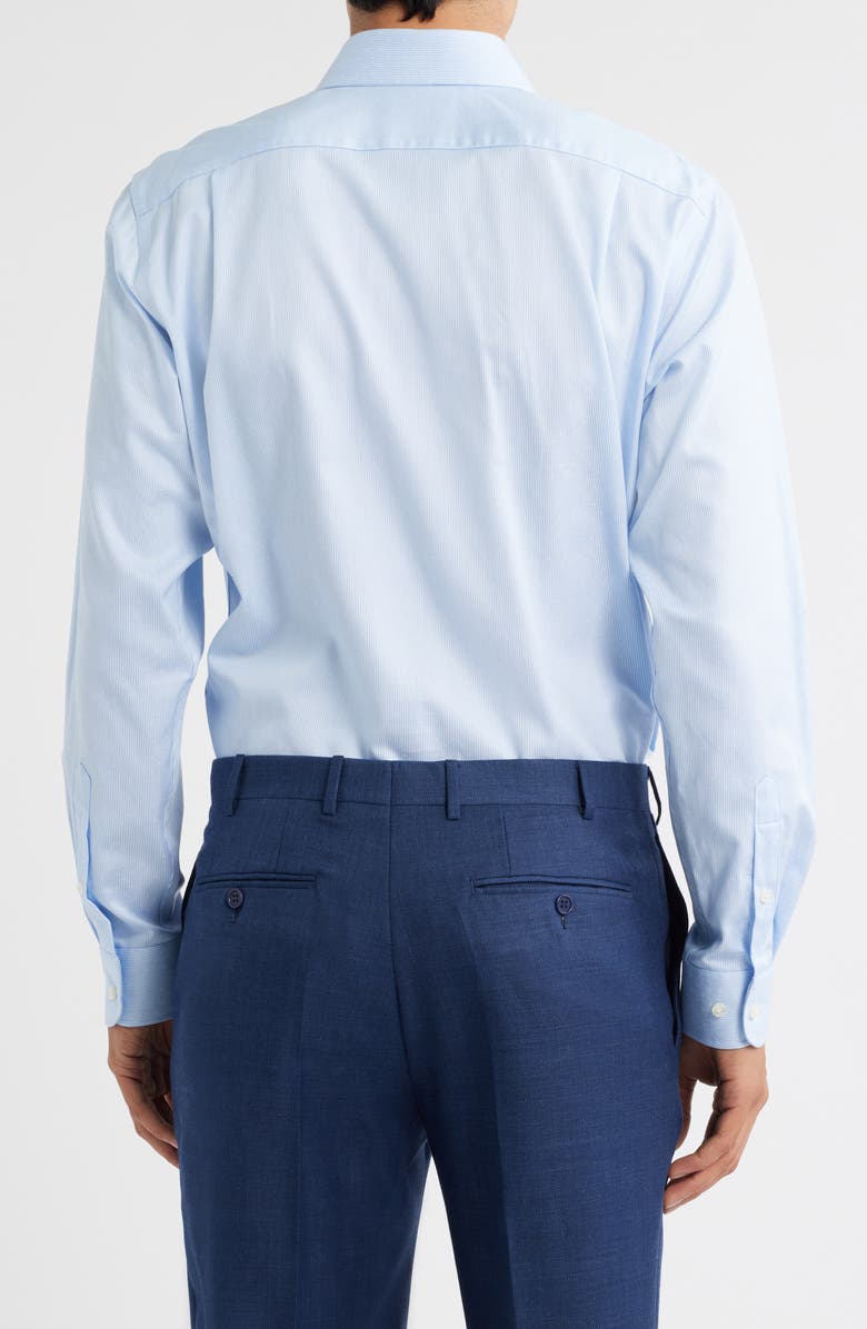 Nordstrom Trim Fit Pinstripe Non-Iron Cotton Dress Shirt | Nordstromrack