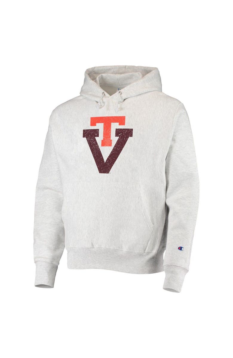 Champion Men's Champion Heathered Gray Virginia Tech Hokies Team Vault ...