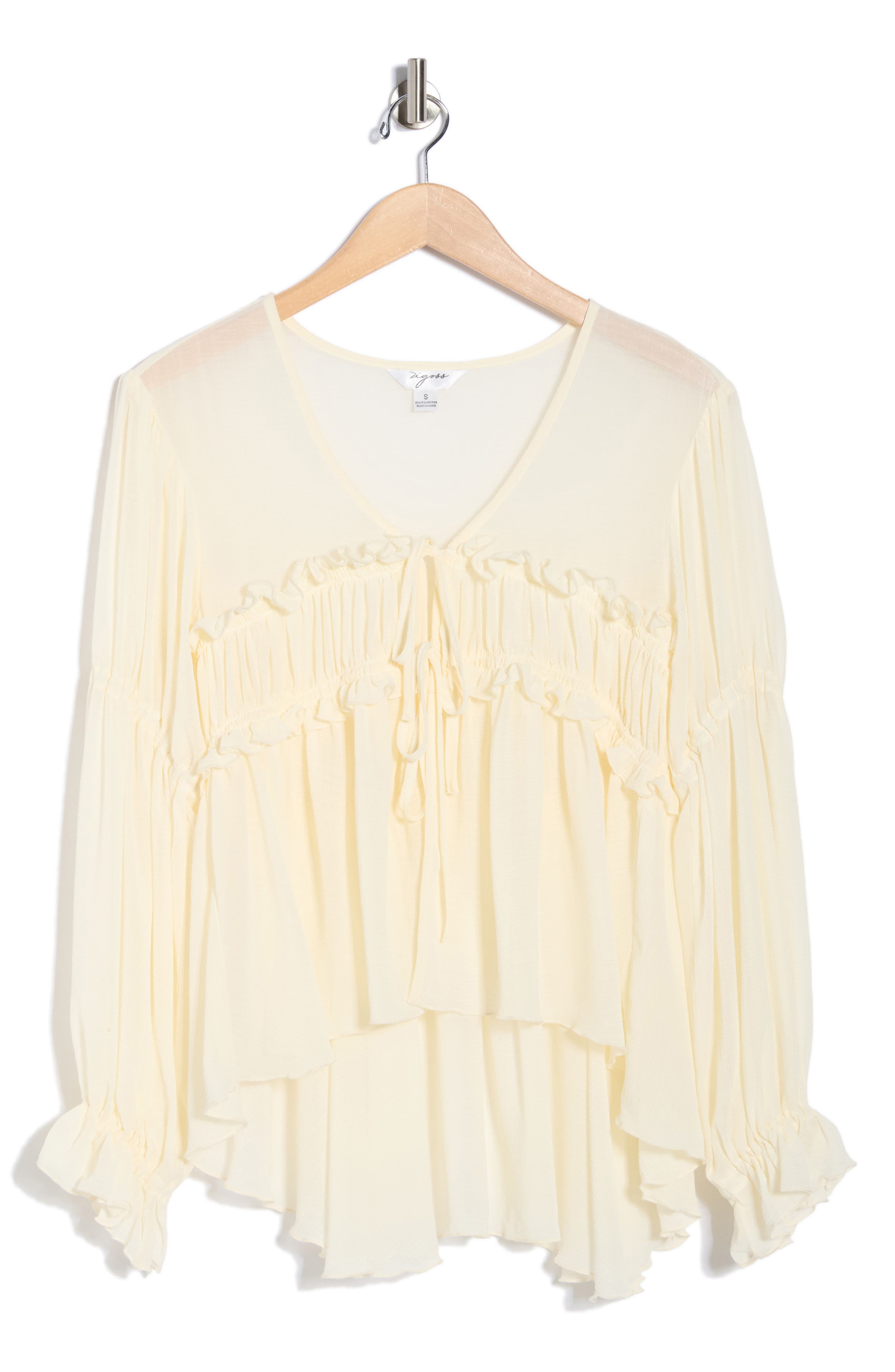 Vigoss Ruffle Babydoll Top | Nordstromrack