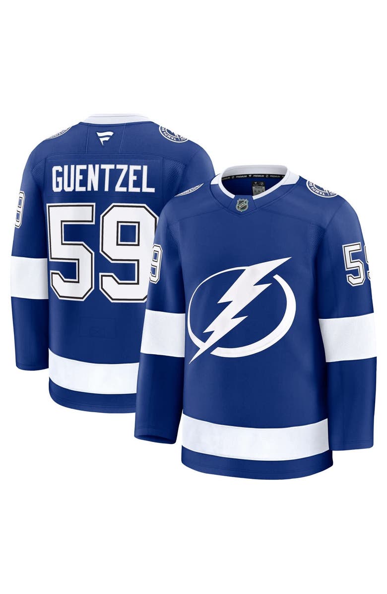 FANATICS Men's Fanatics Jake Guentzel Blue Tampa Bay Lightning Home ...