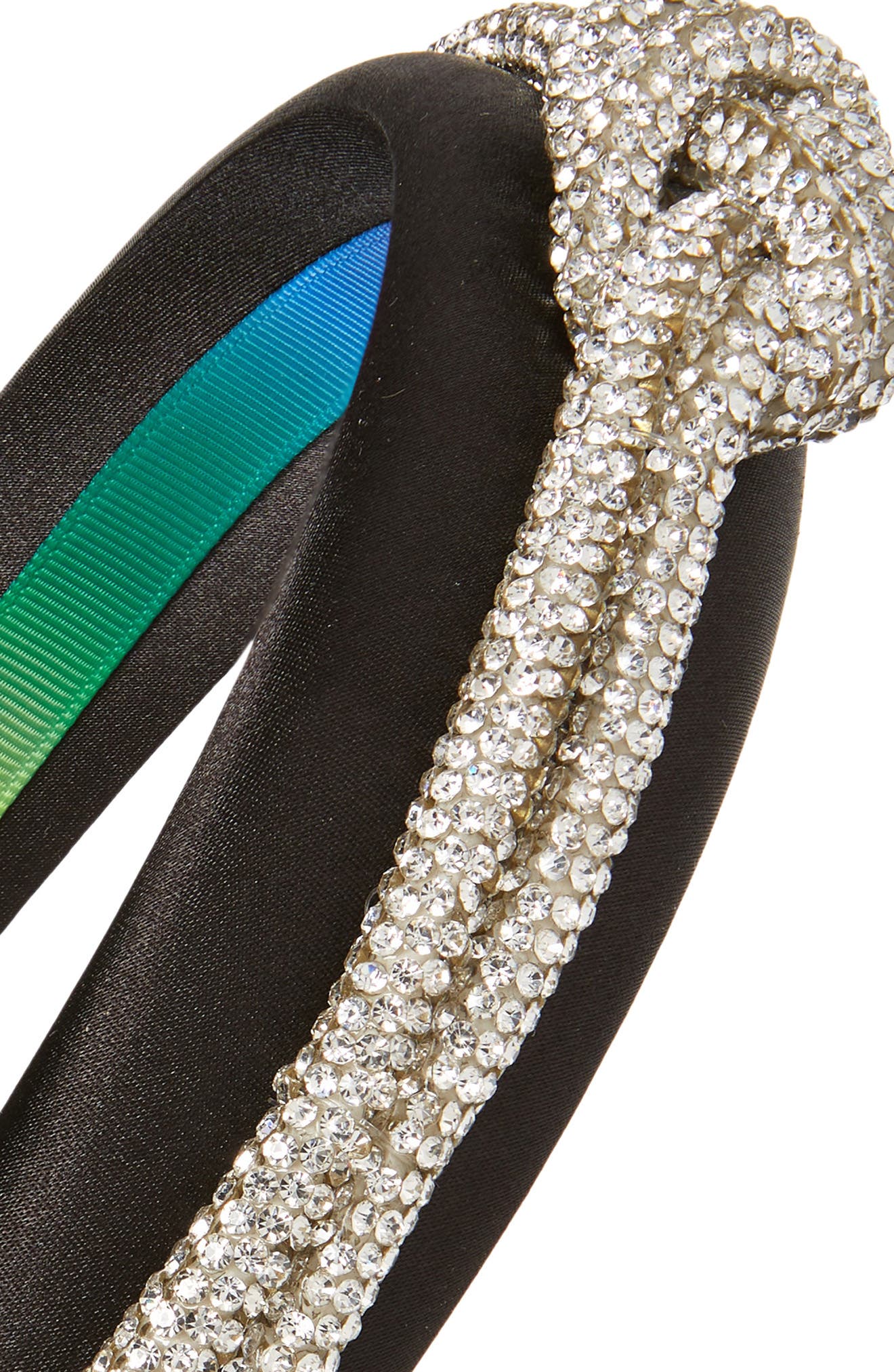 Kurt Geiger London Tubular Crystal Knot Headband | Nordstrom