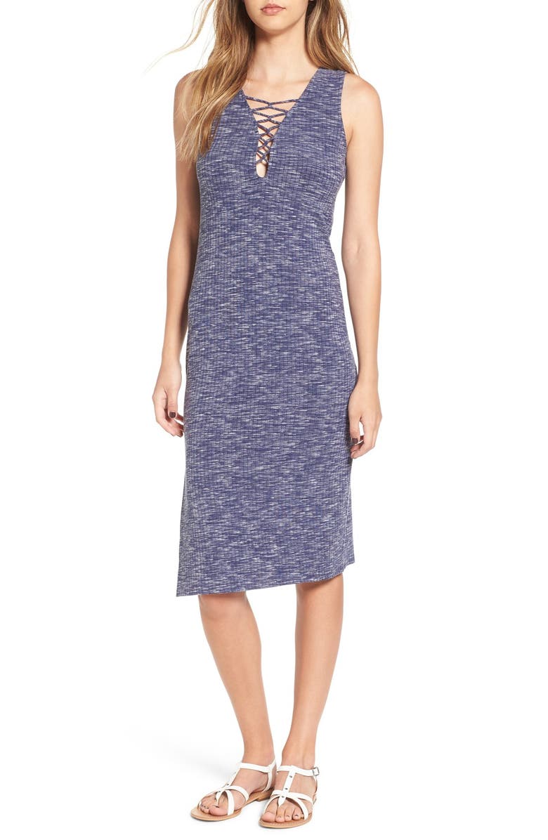 Sun & Shadow Strappy Tank Midi Dress | Nordstromrack