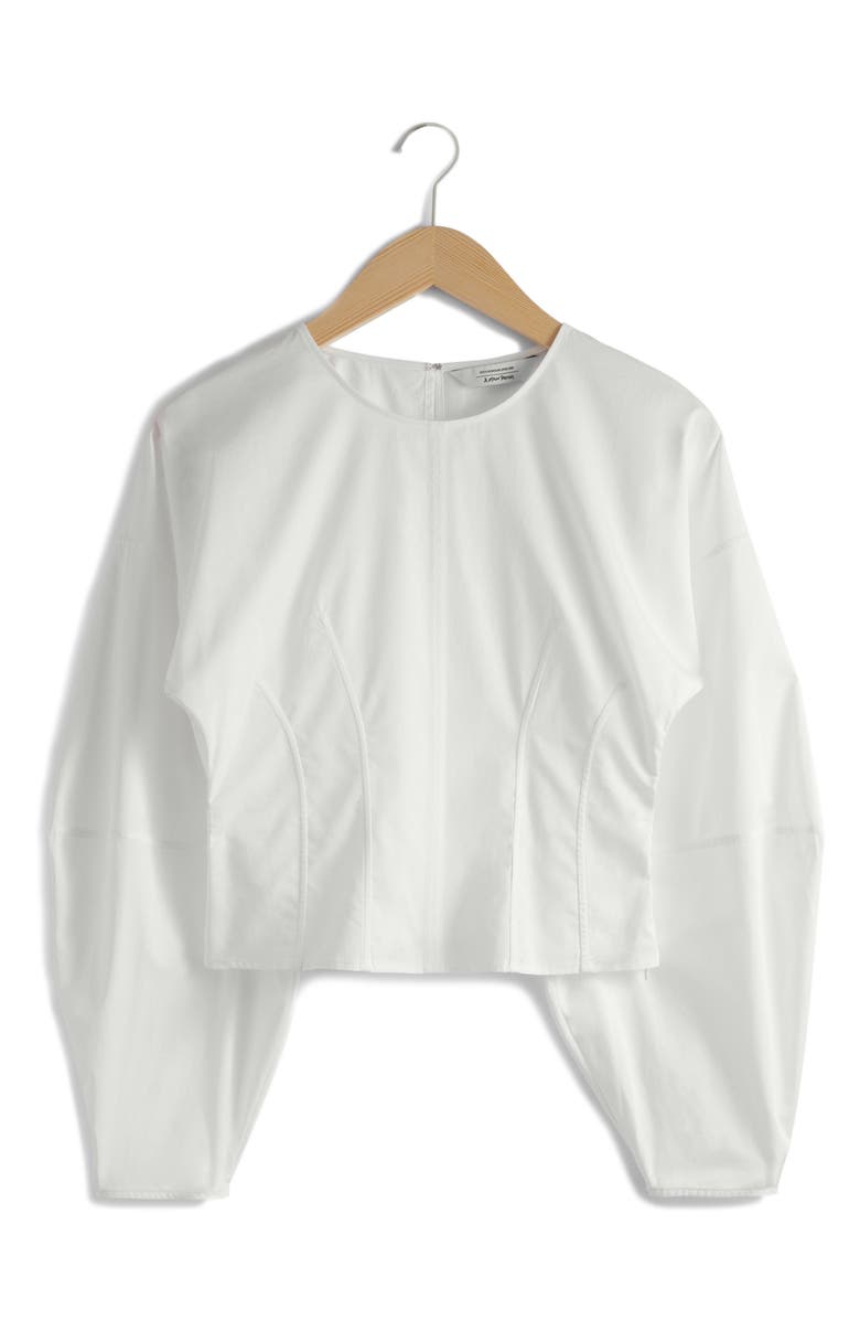 & Other Stories Poplin Crop Top | Nordstromrack
