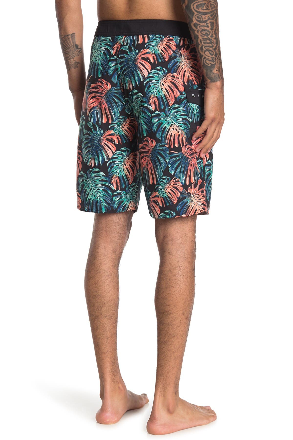 Hollies Palm Print Boardshorts (Men) | Nordstromrack
