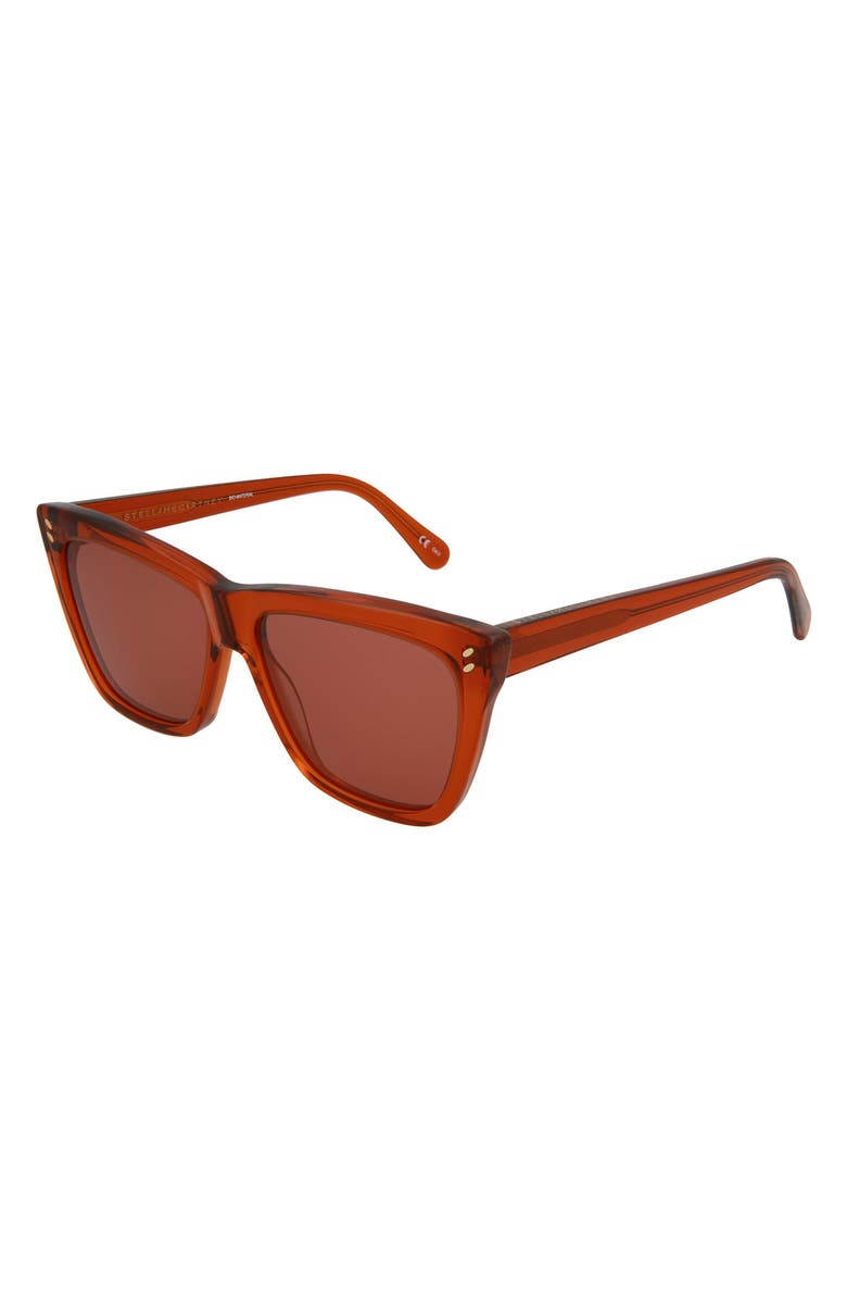 Stella McCartney 55mm Square/Rectangle Sunglasses | Nordstromrack