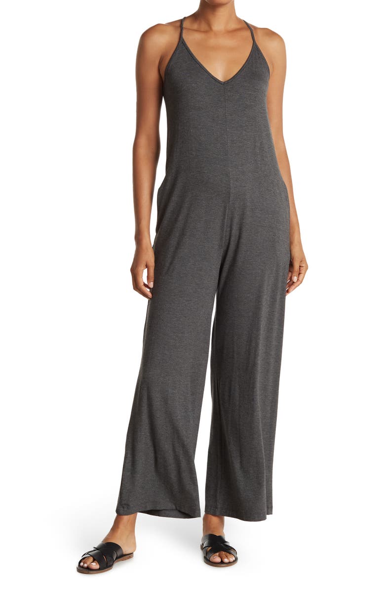 Socialite V-Neck Tie Back Wide Leg Jumpsuit | Nordstromrack